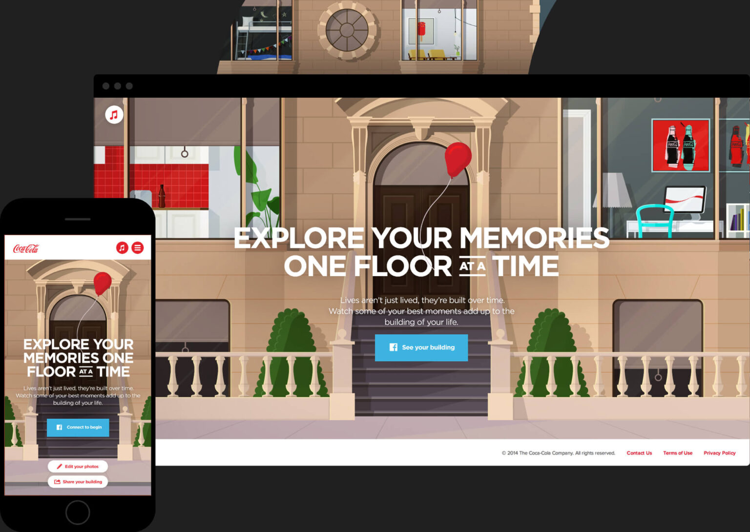 Coke Building Of Memories Details - Legwork Studio